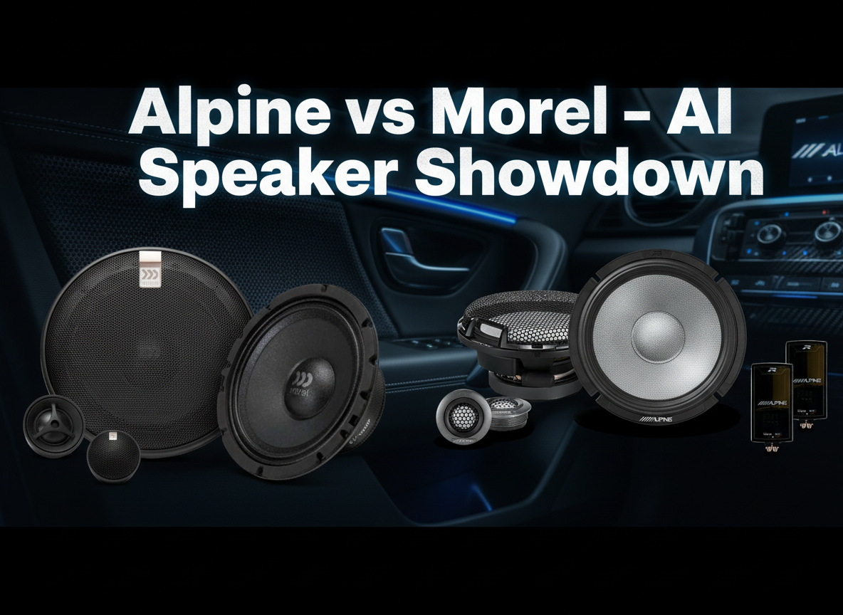 Alpine R2-S65C vs Morel Maximo Ultra High Efficient 6" – AI Speaker Co ...